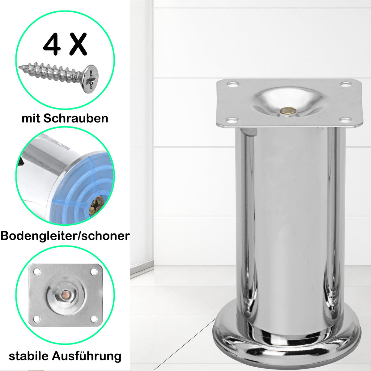 Mobelfusse Aus Edelstahl