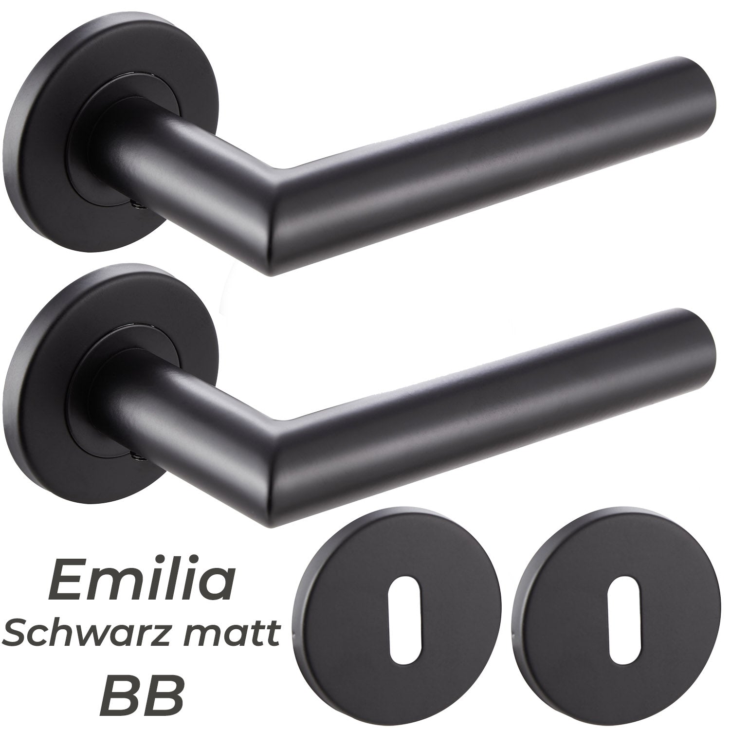 Griffe Schwarz Matt